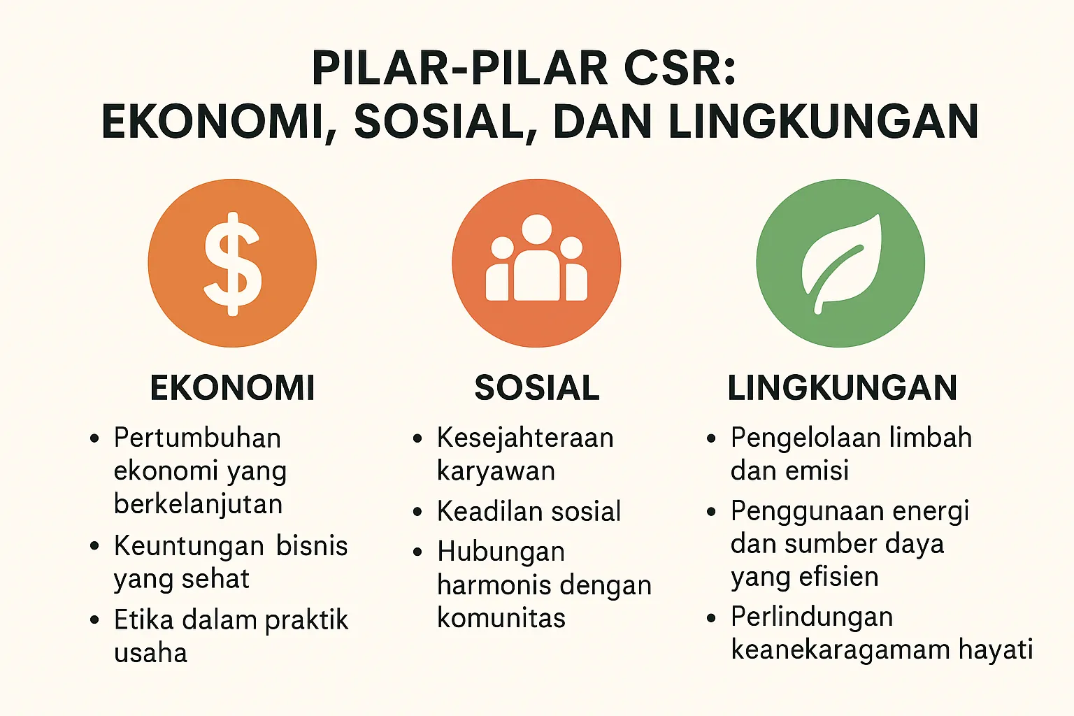 Pilar-Pilar CSR: Ekonomi, Sosial, dan Lingkungan - CSR Review