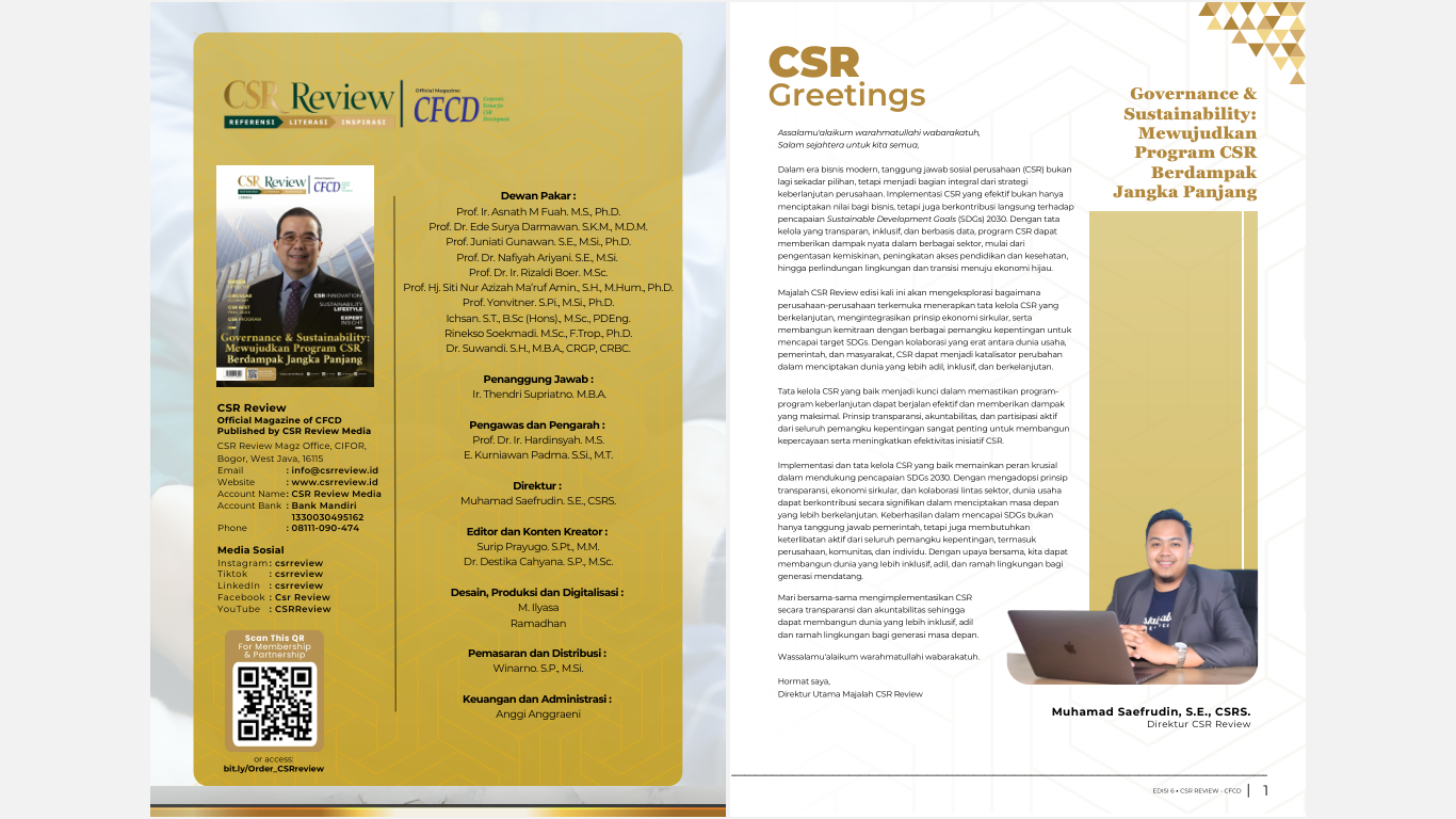 CSR Review Edisi 6 2025 Digital Version - CSR Review